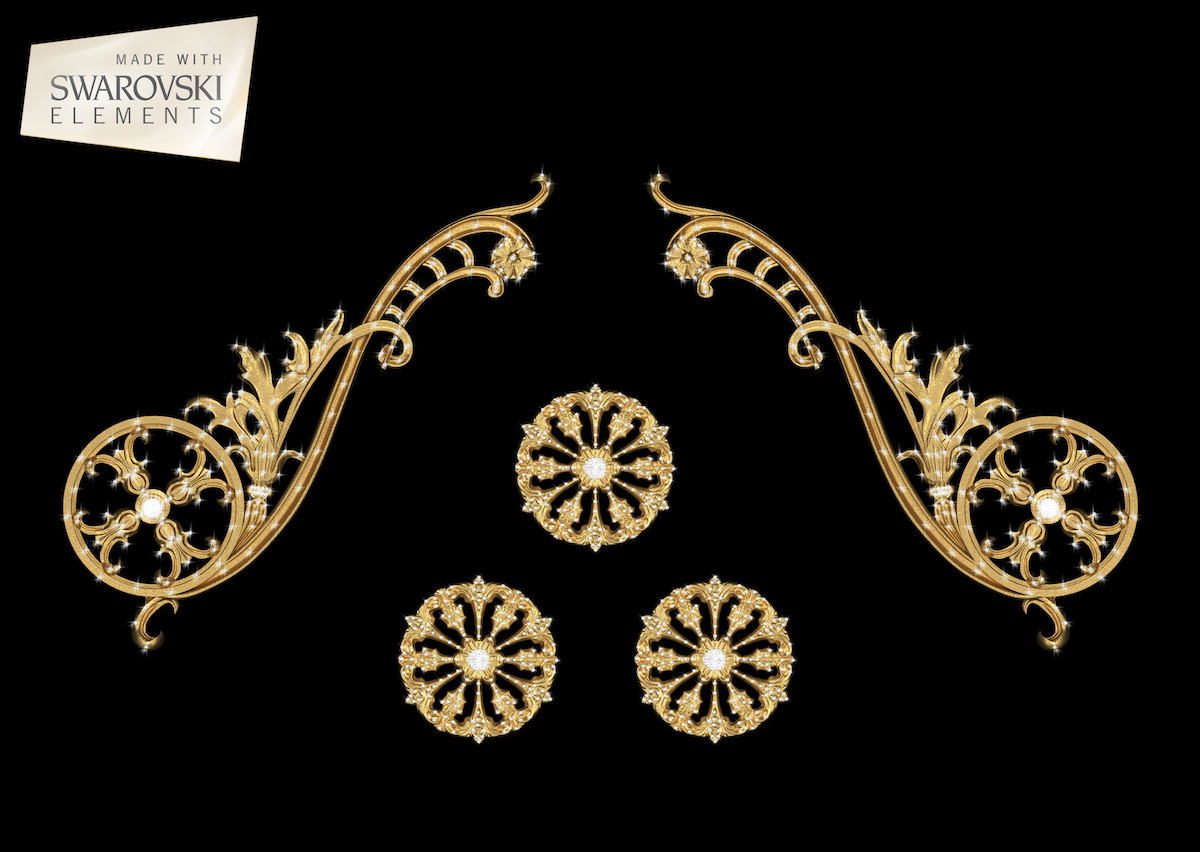 Lyra Crown-1PC Crystal - Galaxy Design - Custom DIY & Luxury Window ...