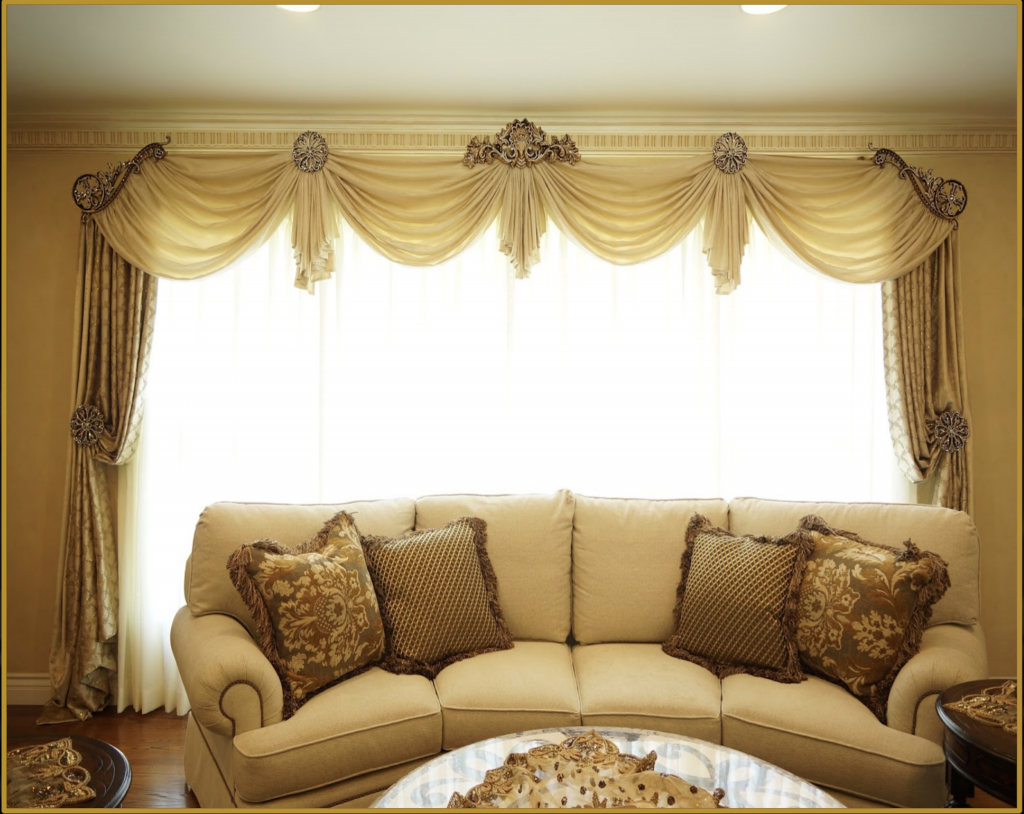 Fwd # 19 Window treatments in natural colors - Galaxy Design - Custom ...